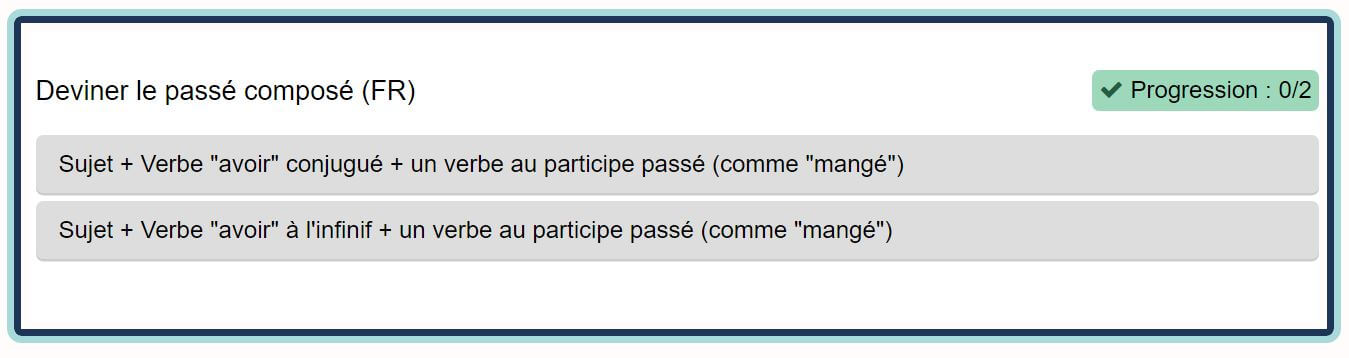 O passé composé facilmente - Ecole 601